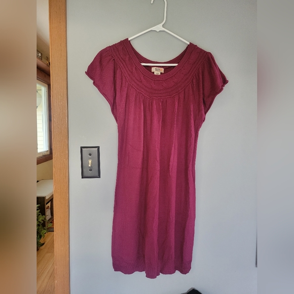 Route 66 | Dresses | Route 66 Berry Sweater Dress | Poshmark